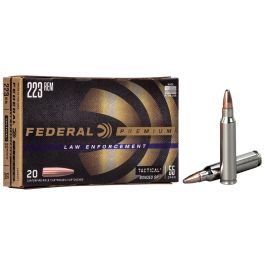Munitions FEDERAL C/223 55gr Bonded Soft Point - Boîte de 20 | Rivolier